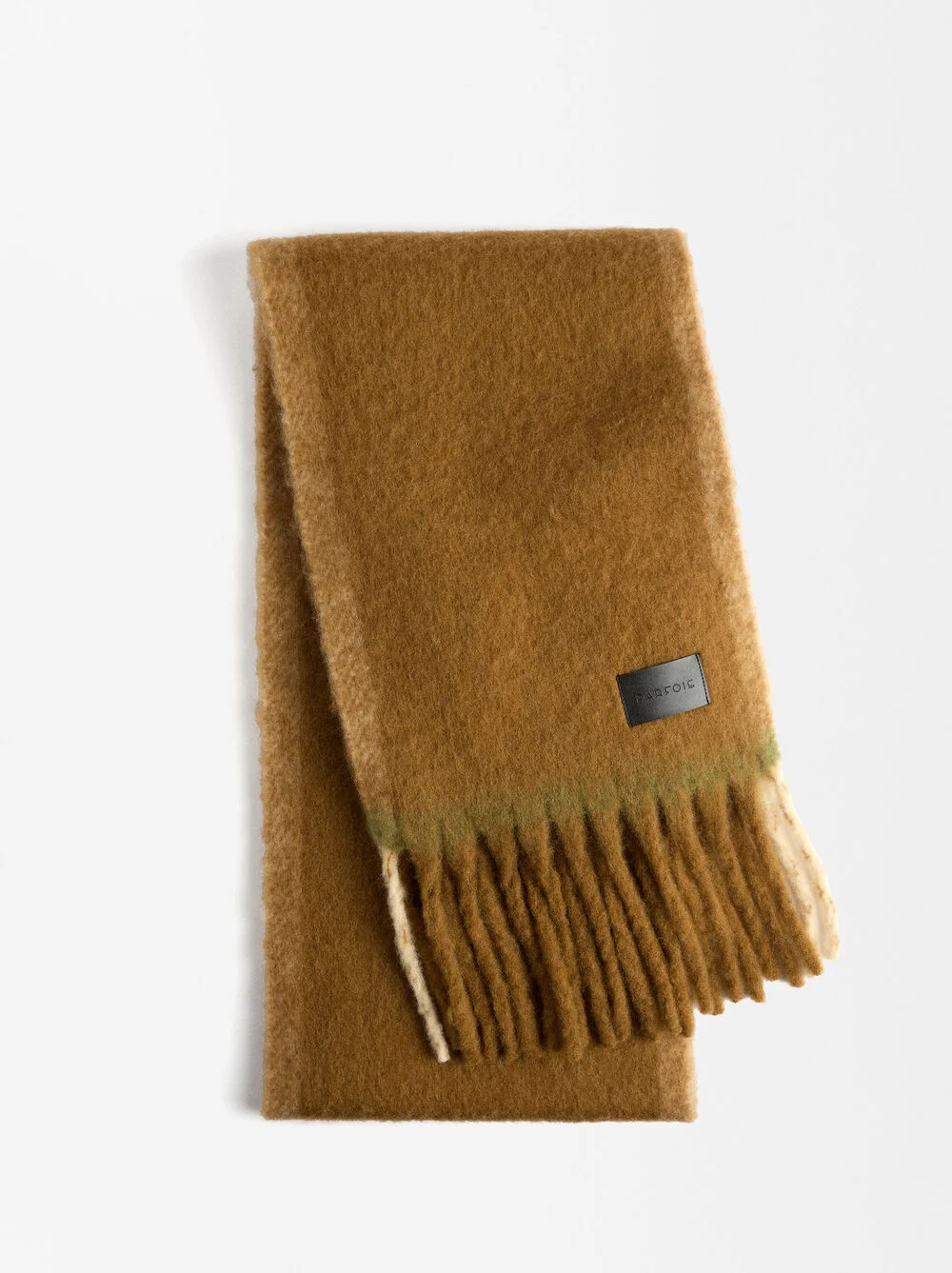 Fringes Scarf With Wool