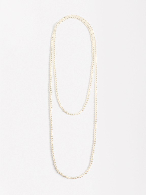 LONG PEARL NECKLACE