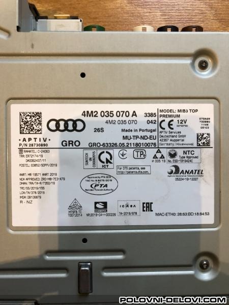 Audi A6 Multimedija MIB 3 4M2 035 070 A