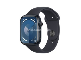 Apple Watch Series 9 45mm GPS Midnight Case/Midnight Sport Band M/L