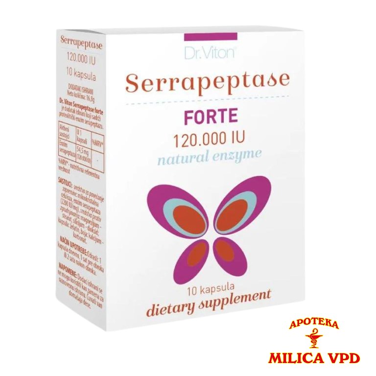 Dr. Viton Serrapeptase Forte 120 000IU A10 kapsula