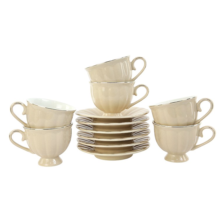 SET PORCELANSKIH ŠOLJA SA TACNOM 6/1