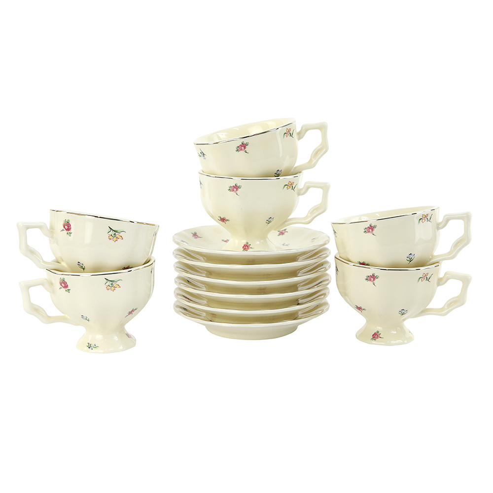 SET PORCELANSKIH ŠOLJA SA TACNOM 6/1