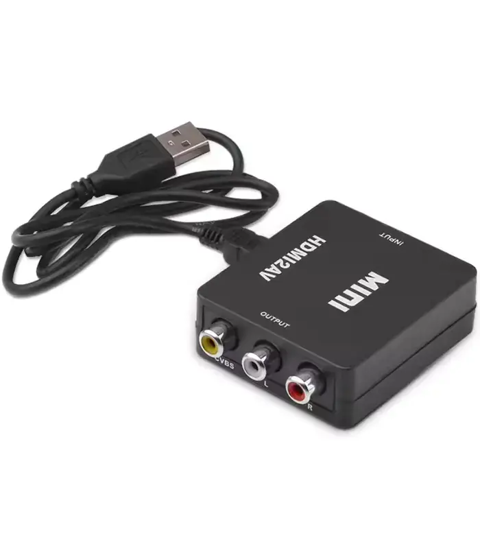 Mini HDMI kabl na AV signal, Crni