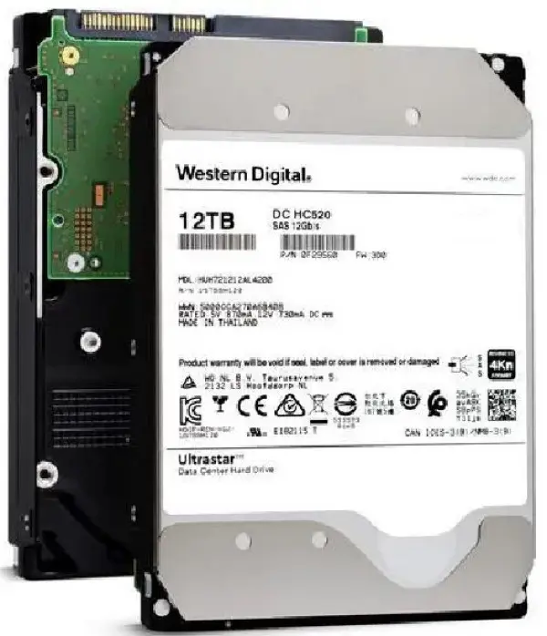 WD HUH721212ALE6010 Ultrastar Hard disk, 7200rpm, 12TB, 3,5", 256MB, SATA3 refabrikovan