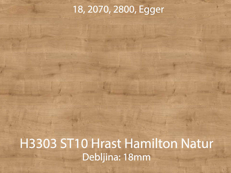 Onlinenamestaj H3303 ST10 Hrast Hamilton Natur