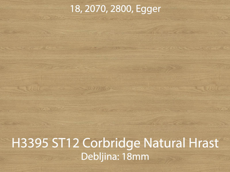 Onlinenamestaj H3395 ST12 Corbridge Natural Hrast