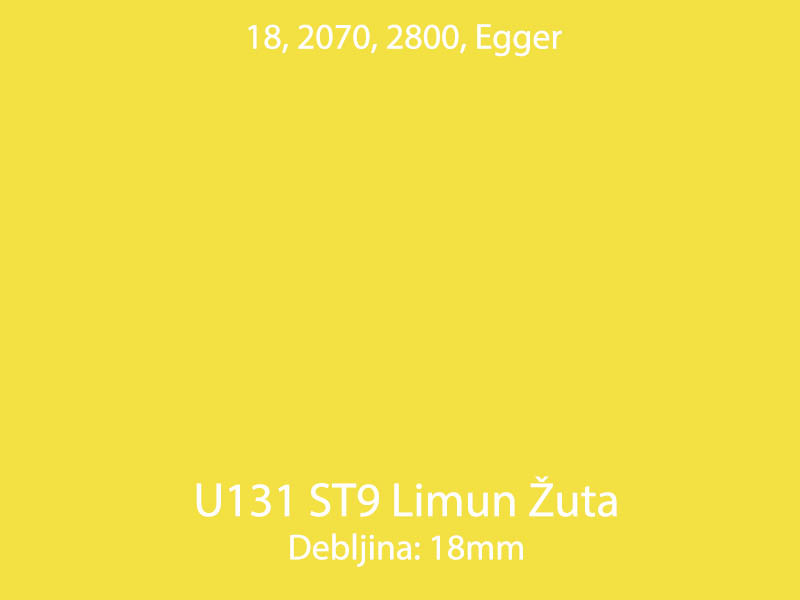 Onlinenamestaj U131 ST9 Limun Žuta