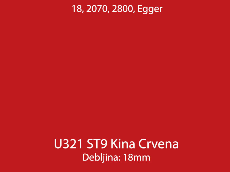 Onlinenamestaj U321 ST9 Kina Crvena