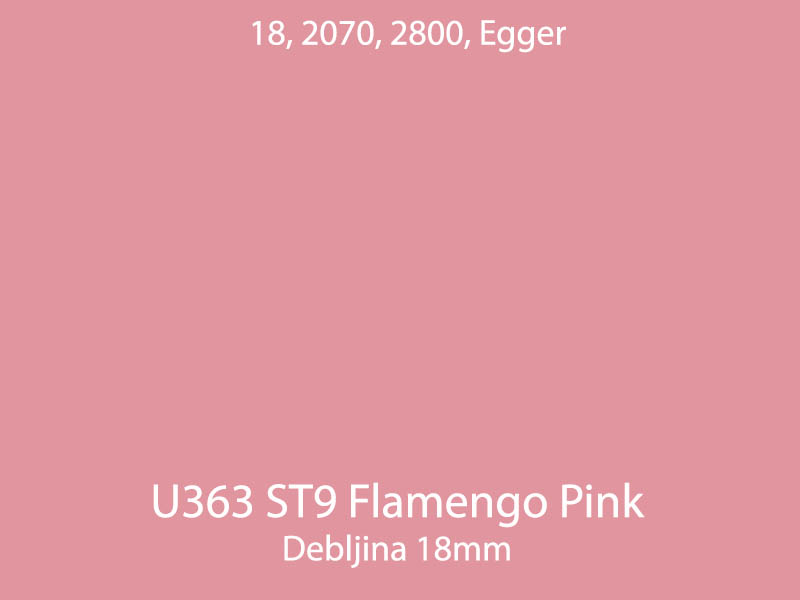 Onlinenamestaj U363 ST9 Flamengo Pink