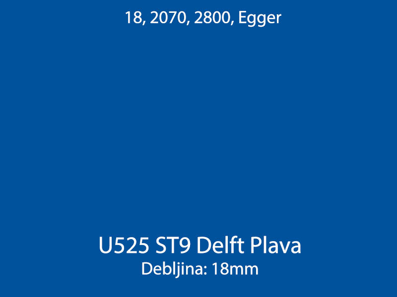 Onlinenamestaj U525 ST9 Delft Plava