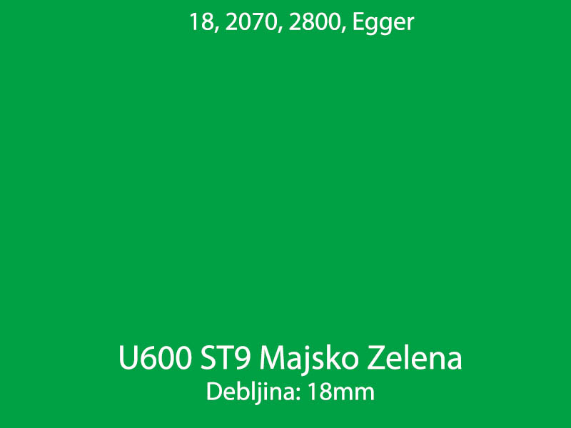 Onlinenamestaj U600 ST9 Majsko Zelena