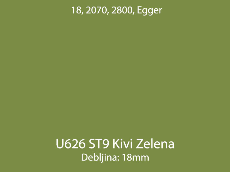 Onlinenamestaj U626 ST9 Kivi Zelena