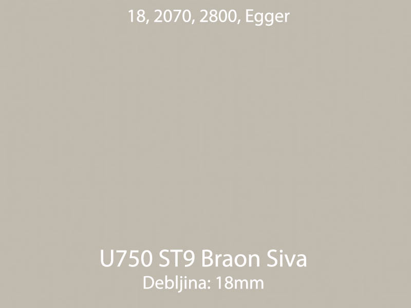 Onlinenamestaj U750 ST9 Braon Siva