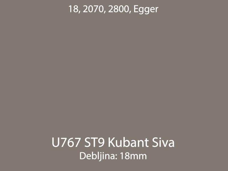 Onlinenamestaj U767 ST9 Kubant Siva