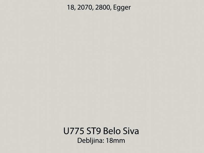 Onlinenamestaj U775 ST9 Belo Siva