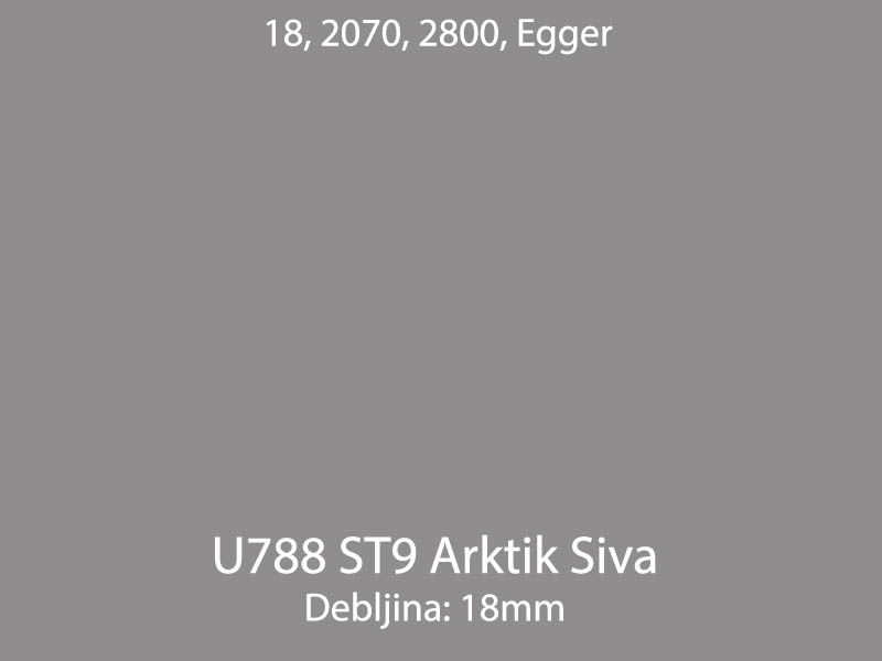 Onlinenamestaj U788 ST9 Arktik Siva