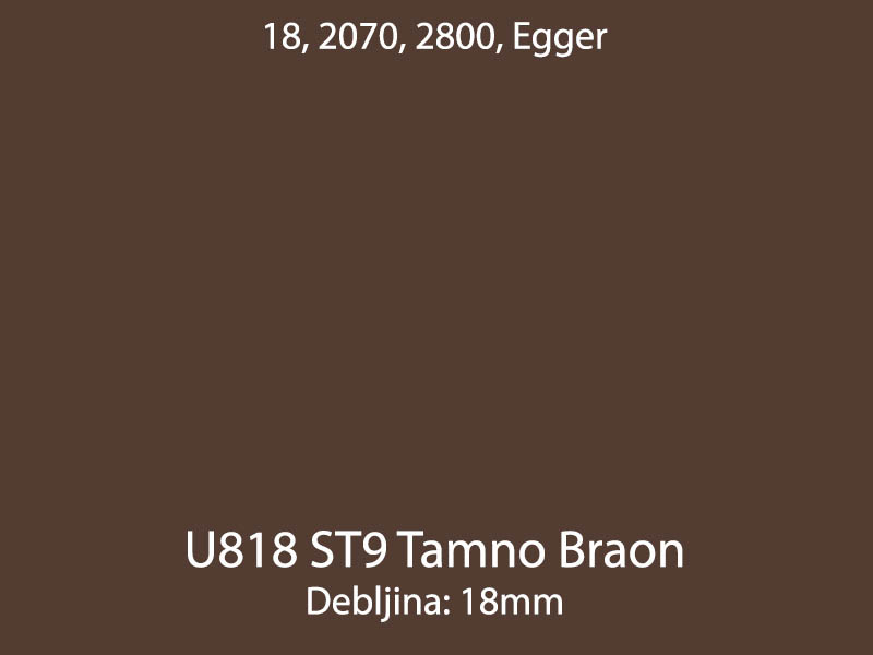 Onlinenamestaj U818 ST9 Tamno Braon