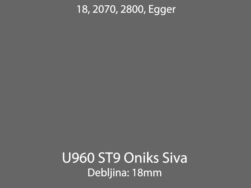 Onlinenamestaj U960 ST9 Oniks Siva