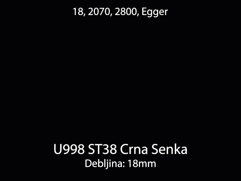 Onlinenamestaj U998 ST38 Crna Senka