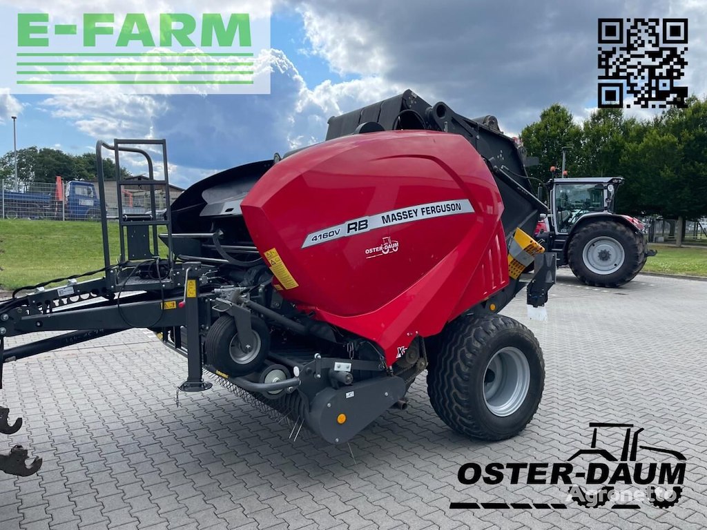 Massey Ferguson rb 4160 v xtra balirka za četvrtaste bale