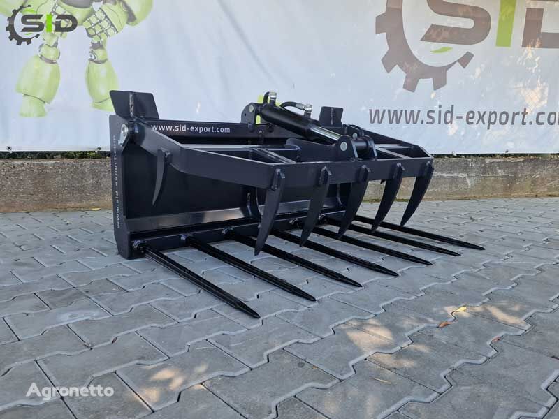 Novi SID Manure fork with grapple mini / Krokodilzange Mini 0,8 m hvatač silaže