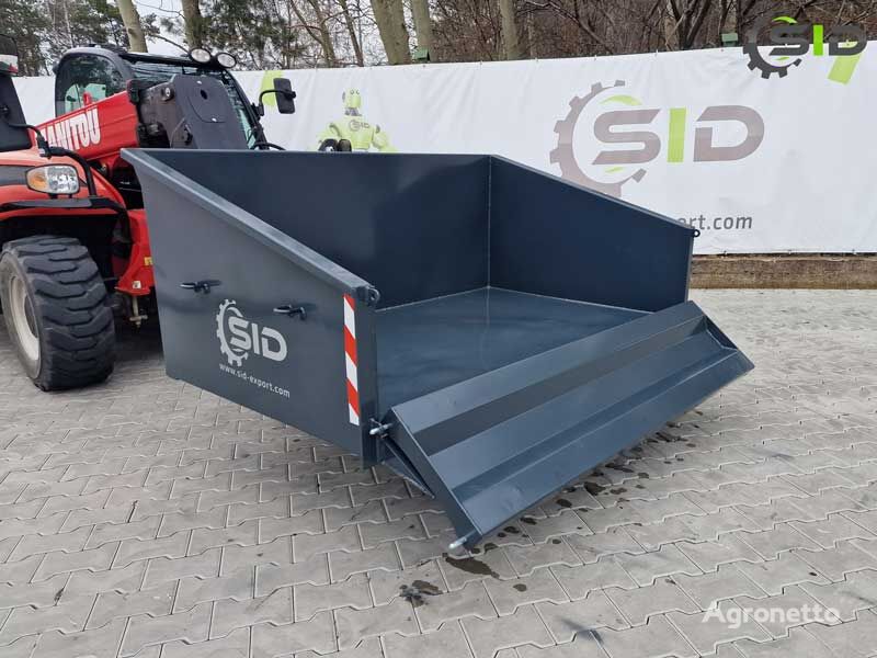 Nova SID Hydraulic transport box / Kippmulde hydraulisch 1,2 m x 0,95 m traktorska korpa