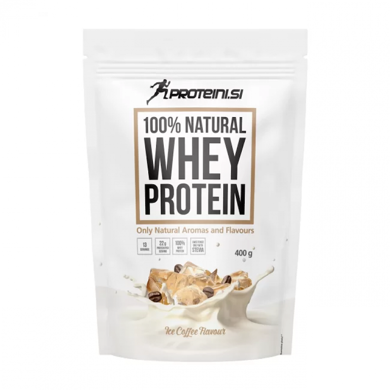 PROTEINI.SI 100% NATURAL WHEY PROTEIN, 400g