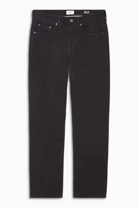 C&A Muške pantalone, Regular Fit, Crne