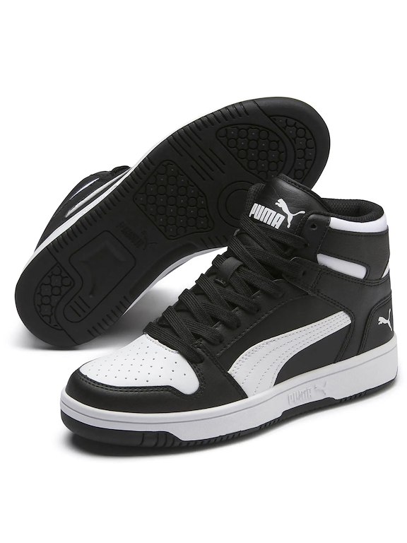 PUMA Patike za dečake Rebound Layup SL Jr, 370486-01, Crno-bele