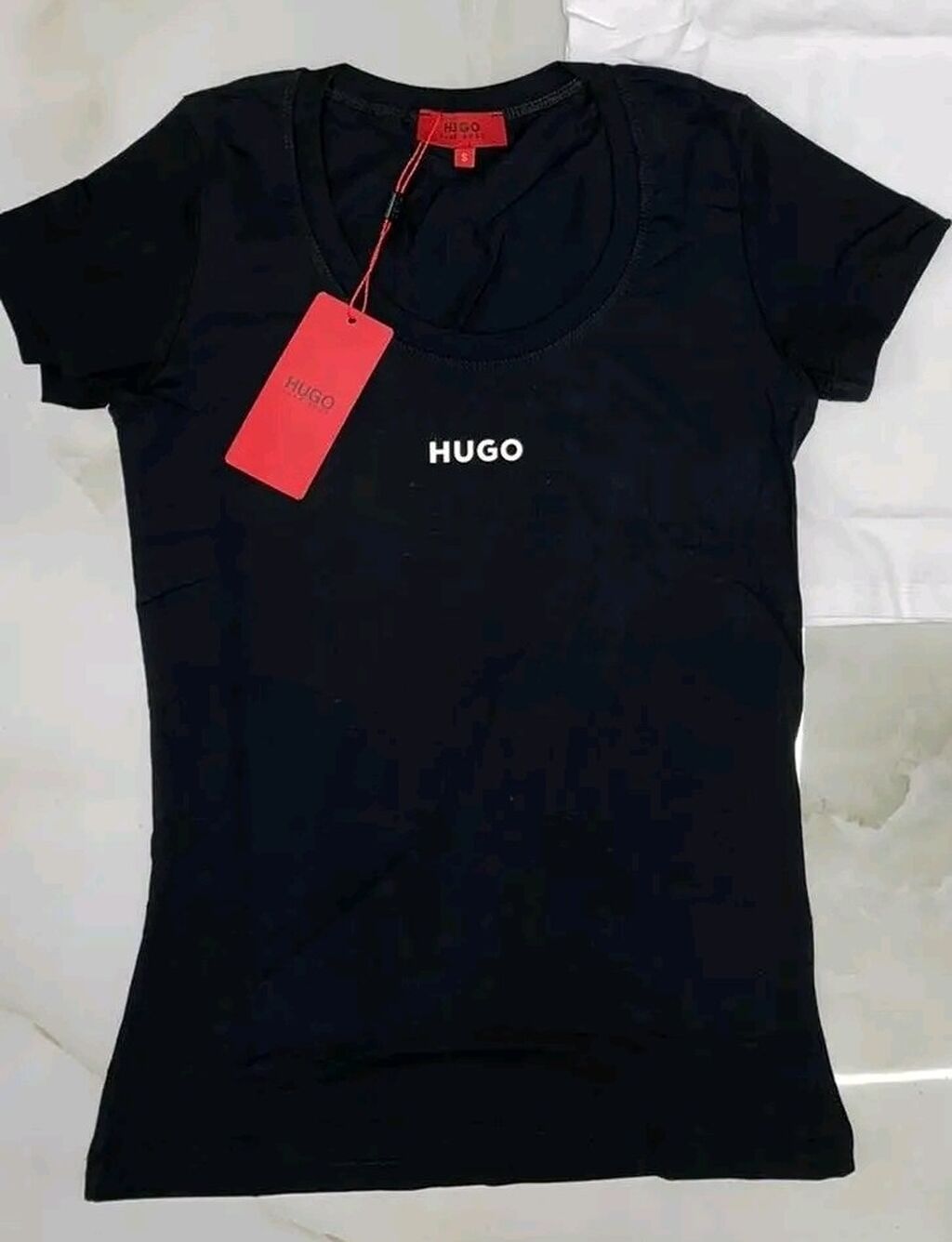 Hugo Boss, M (EU 38), Pamuk, bоја - Crna