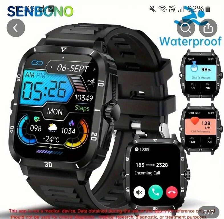 Smart watch, Unisex