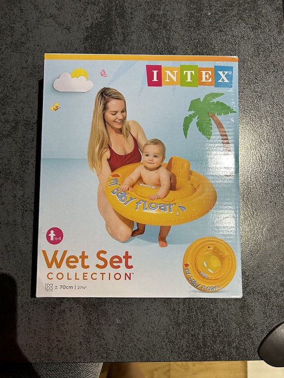 Intex šlauf na naduvavanje My baby float prečnika 70 cm sadrži i