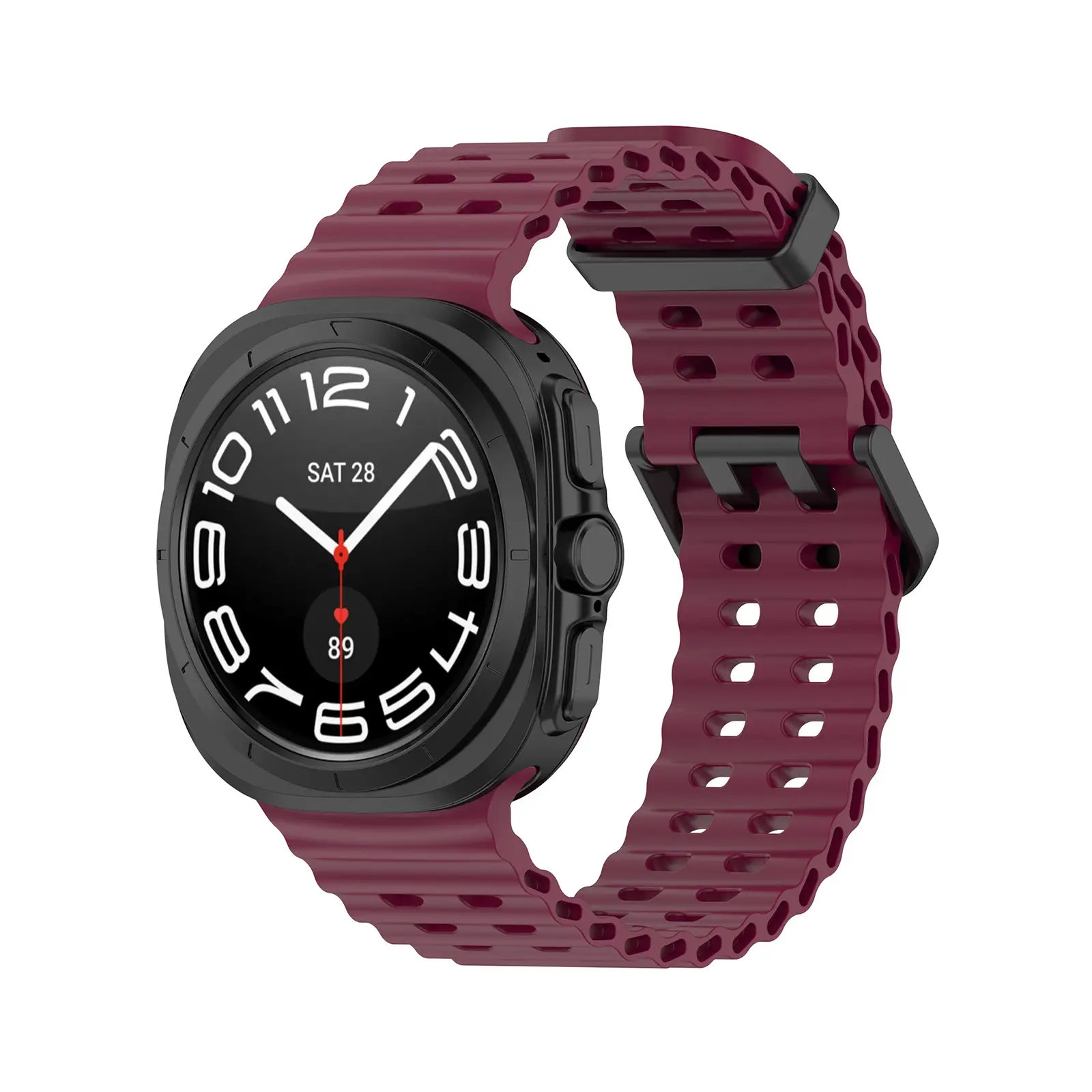 Samsung Silikonska narukvica za Smart Watch Ultra, Marine Wine Red