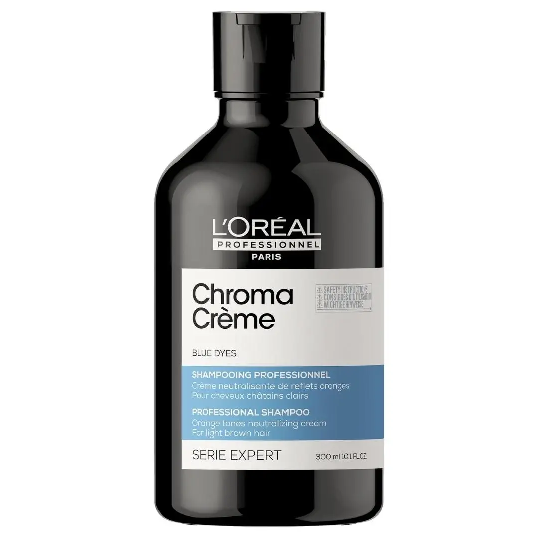 L'oreal Professionnel Plavi šampon za neutralisanje narandžastih tonova Chroma Créme 300 ml