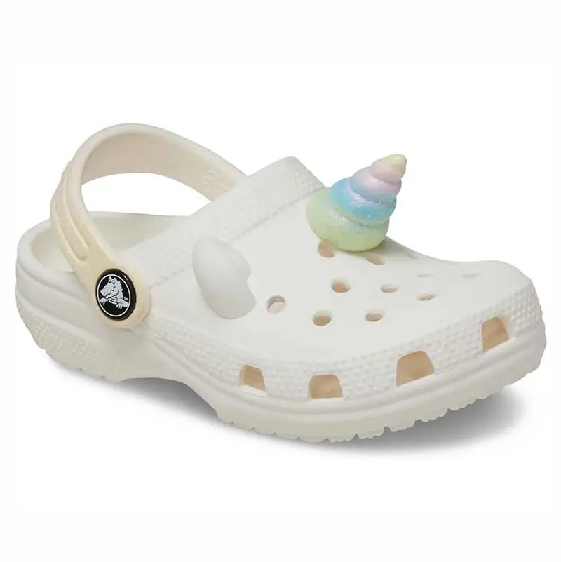 Crocs Papuče za devojčice Classic rainbow unicorncgt, Bež