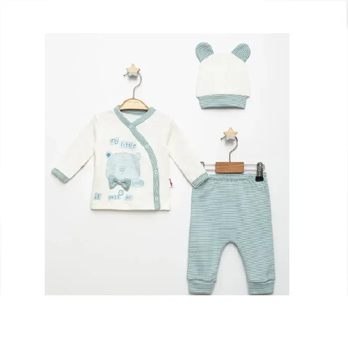 Komplet za bebe 3537272, Menta-beli