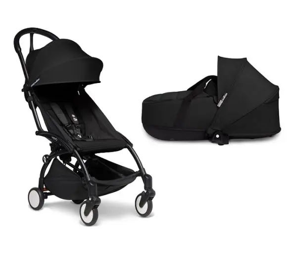 Stokke YOYO² Kolica za bebe 2u1, Crni ram, Ram + Tekstil + Korpa, Crna