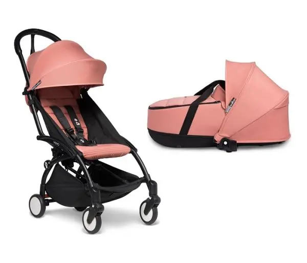 Stokke YOYO² Kolica za bebe 2u1, Crni ram, Ram + Tekstil + Korpa, Ginger