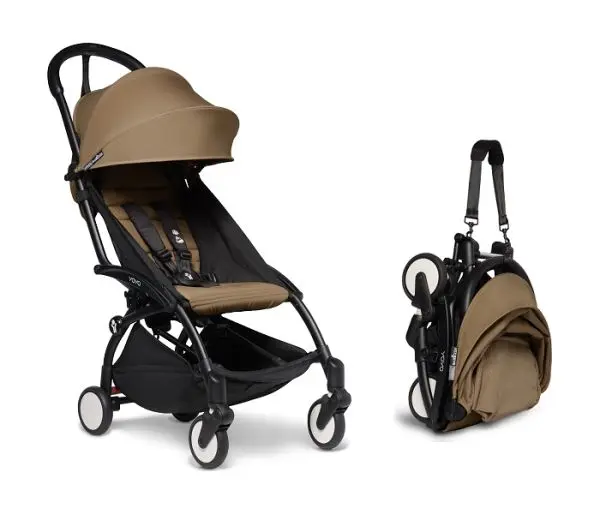 Stokke YOYO² Kolica za bebe, Crni ram, Ram + Tekstil, Toffee