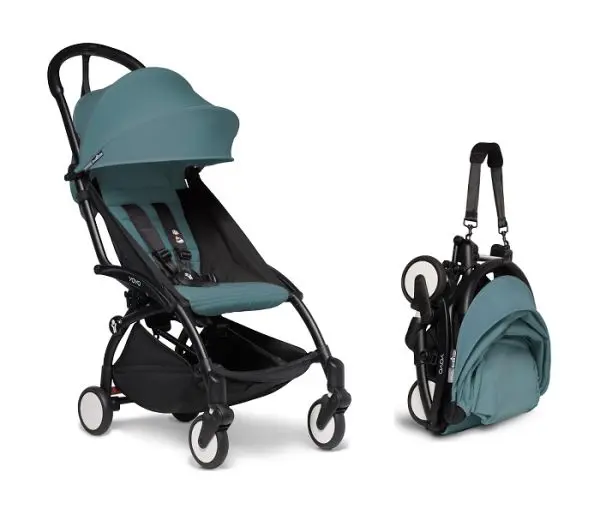 Stokke YOYO² Kolica za bebe, Crni ram, Ram + Tekstil, Aqua