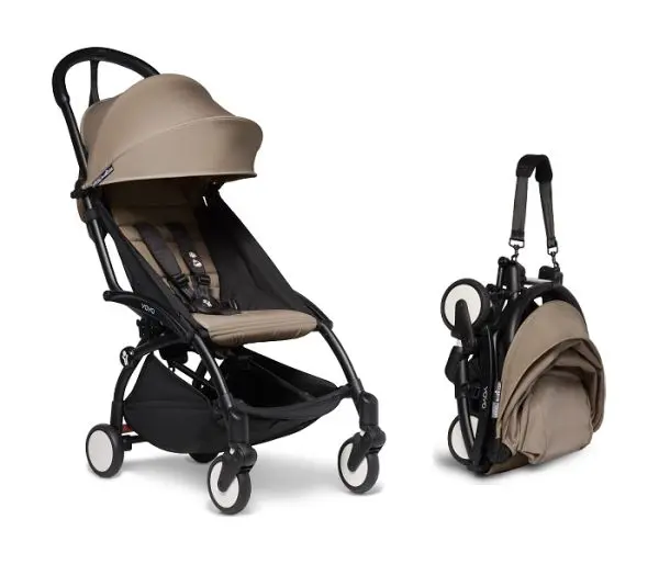 Stokke YOYO² Kolica za bebe, Crni ram, Ram + Tekstil, Taupe