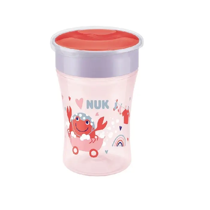 Nuk Čaša za bebe Kraba, 230ml, Roze