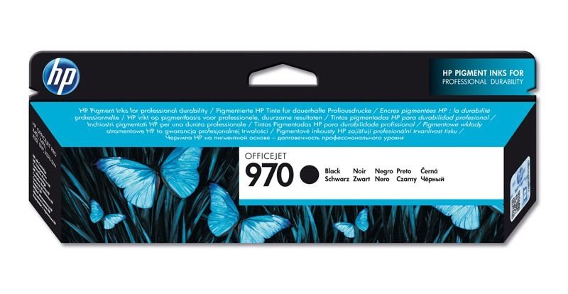 HP 970 Black Original Ink Cartridge, CN621AE