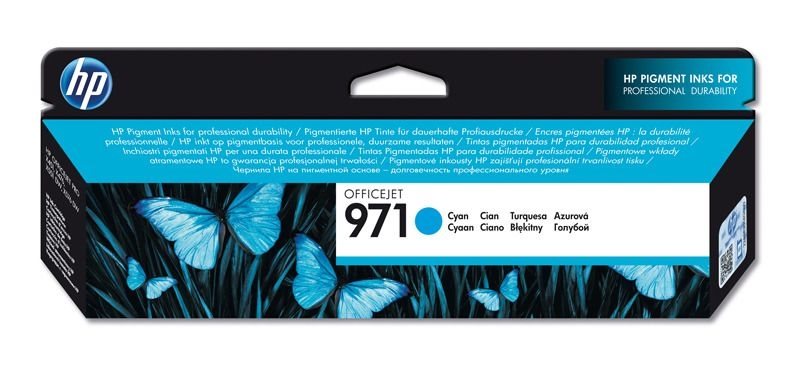 HP 971 Cyan Original Ink Cartridge, CN622AE