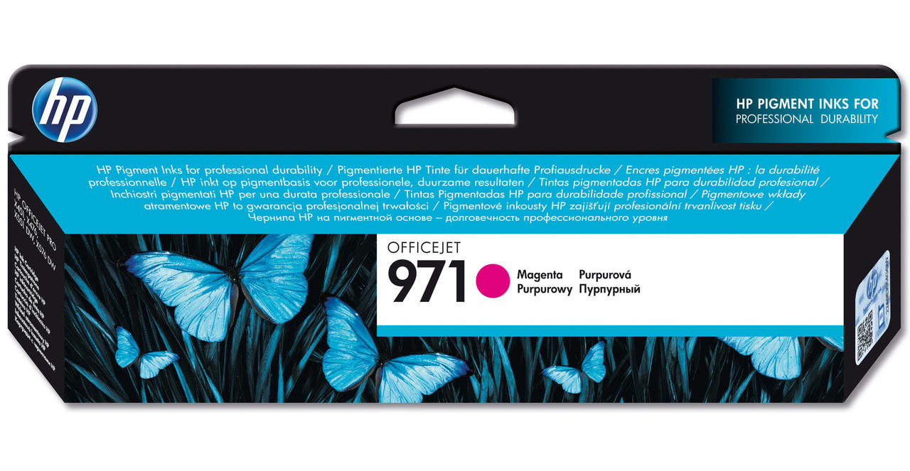 HP 971 Magenta Original Ink Cartridge, CN623AE