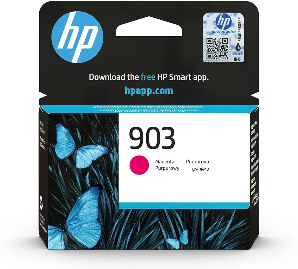 HP 903 Magenta Original Ink Cartridge, T6L91AE