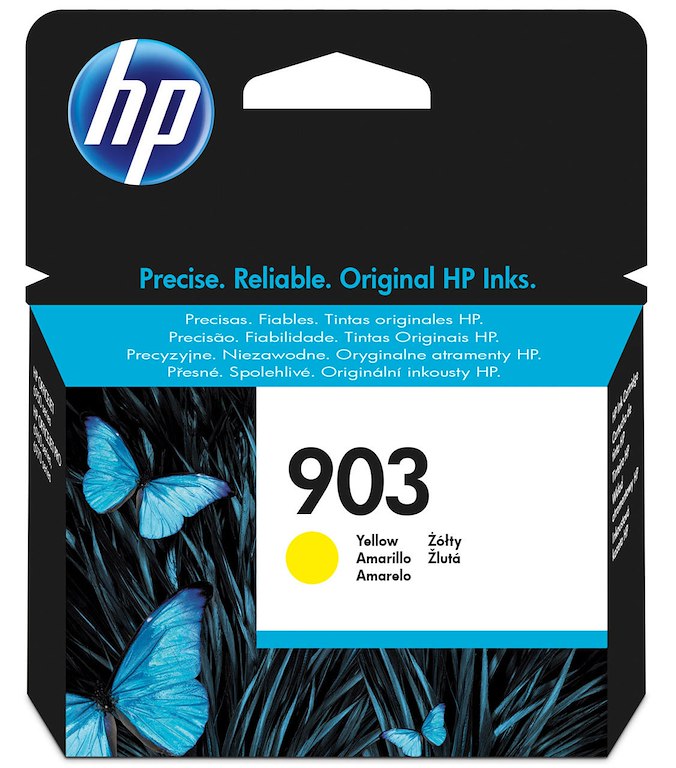 HP 903 Yellow Original Ink Cartridge, T6L95AE