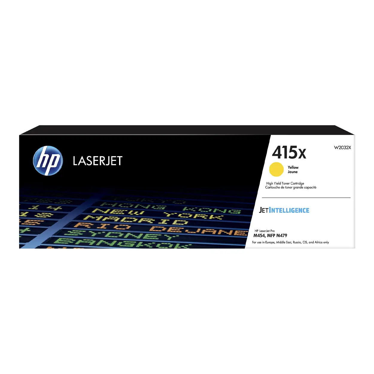 HP 415X High Yield Yellow Original LaserJet Toner Cartridge, W2032X