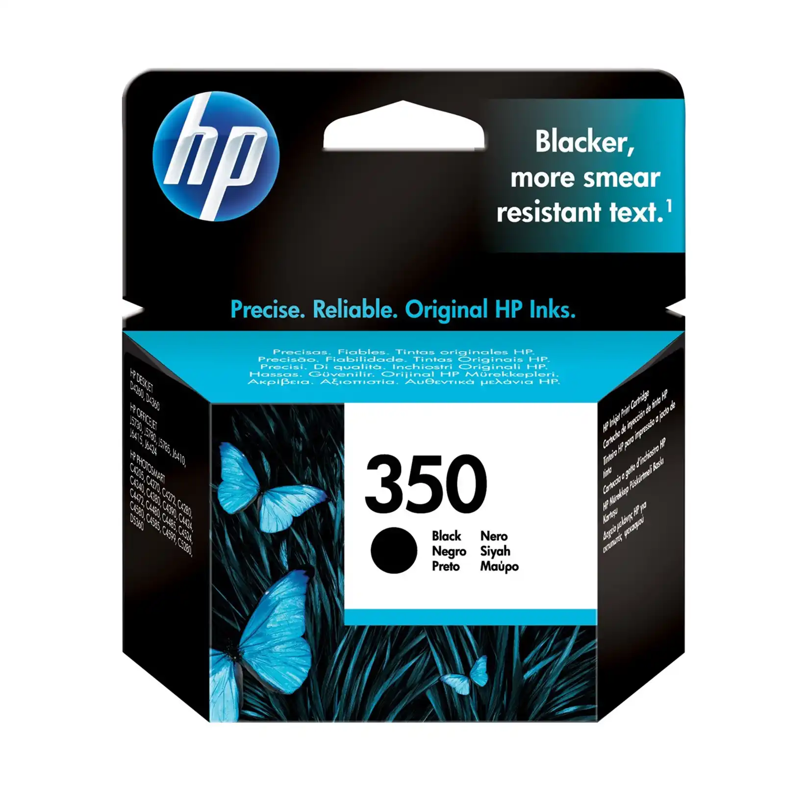 HP 350 Black Original Ink Cartridge, CB335EE